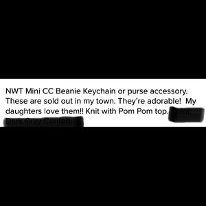 CC Boutique | Accessories | Nwt Cc Beanie Mini Keychain Or Purse ...